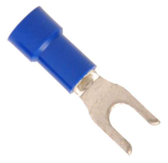 16-14 Gauge Blue Vinyl Insulated Spade Terminals - Wiring Products